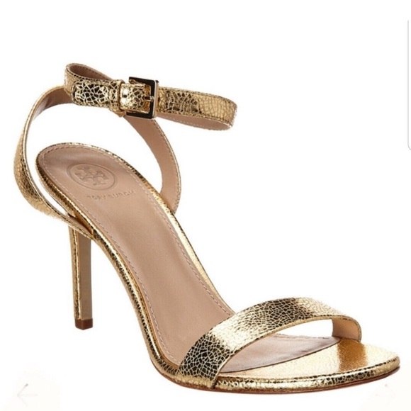 Tory Burch | Shoes | Tory Burch Elana Gold Sandals | Poshmark